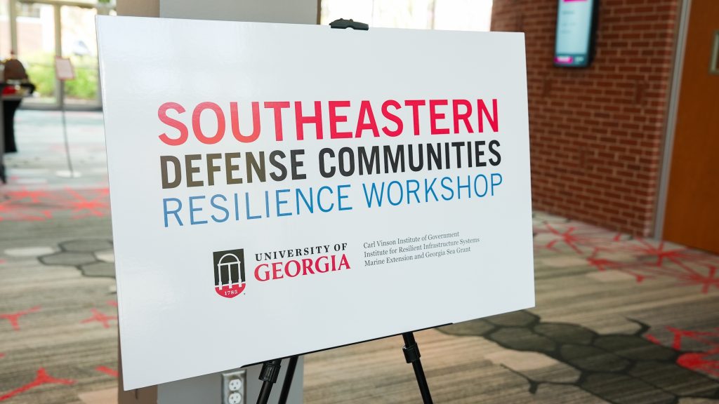 UGA resilience workshop highlights relationship with defense communities